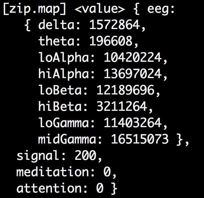 Mindwave Mobile EEG Headset Data Object Stream on MacOS Sierra Version ...